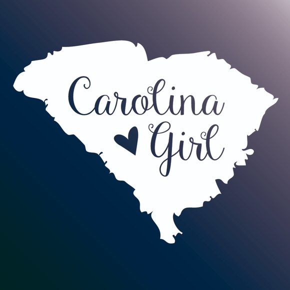 Accessories | Carolina Girl Sc Car Decal White | Poshmark